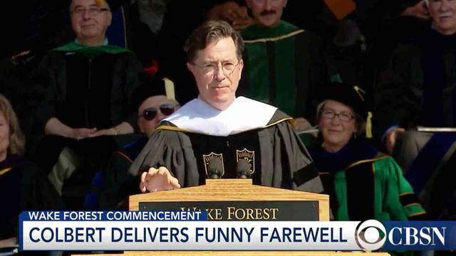Stephen Colberts Commencement Address At Wake Forest University The